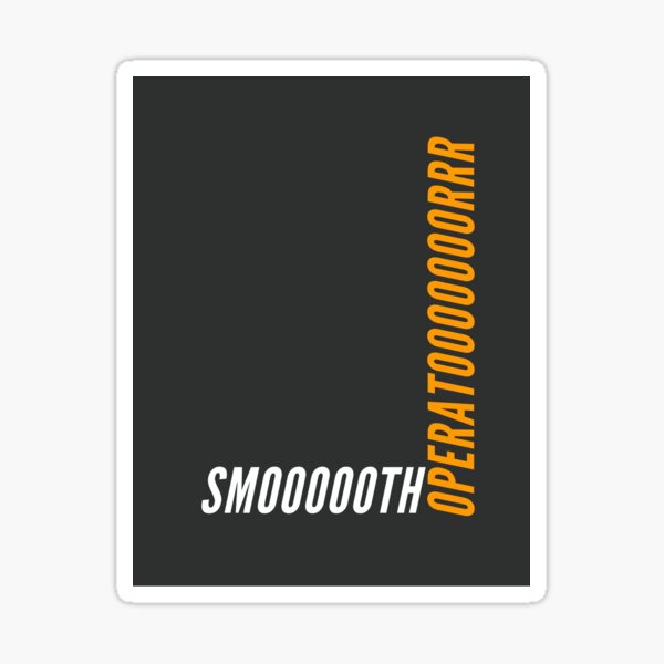 "Smooth Operator - Carlos Sainz Jr." Sticker by F1Fashun | Redbubble