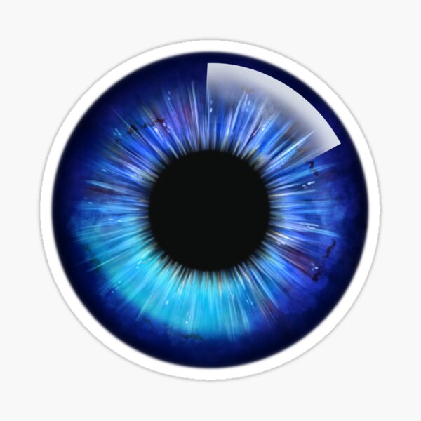 "Eye see you! Blue" Sticker for Sale by CreatureTrish | Redbubble