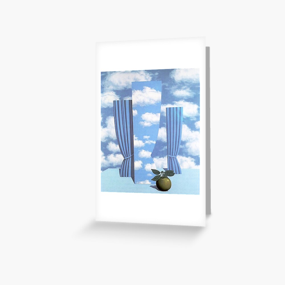 "Beautiful world-Rene Magritte" Greeting Card for Sale by superbarts ...