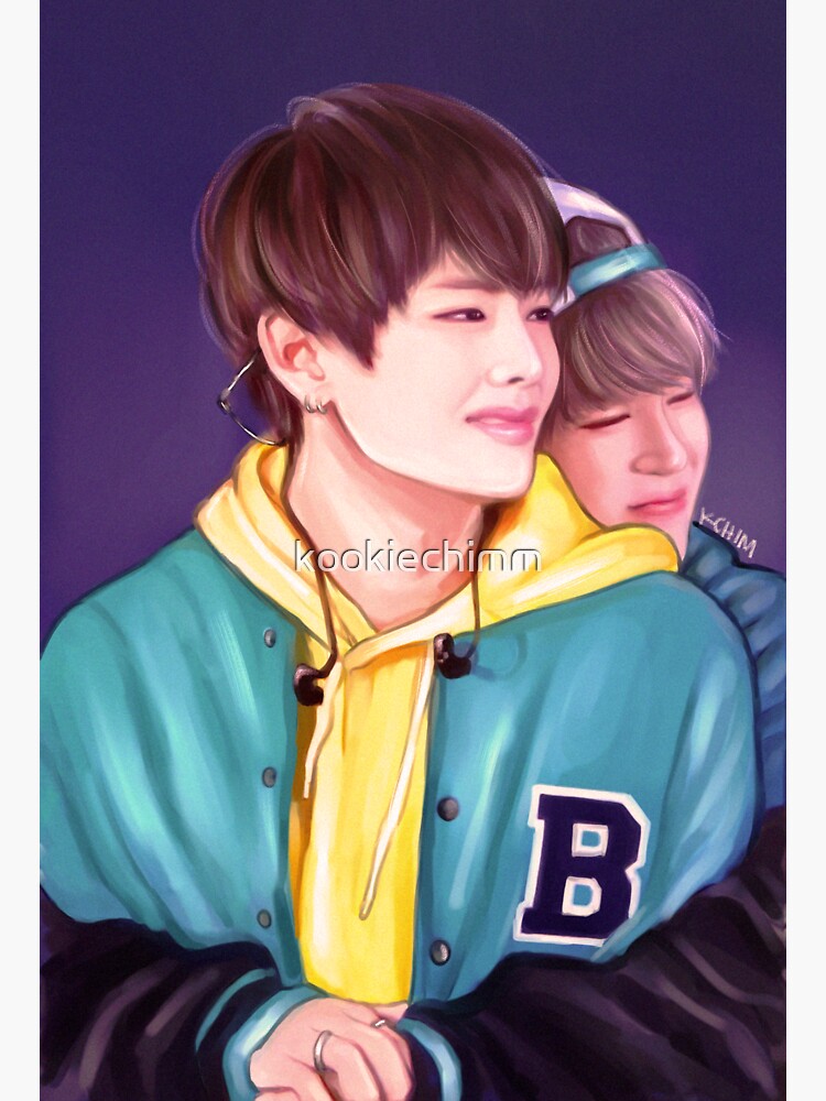 "Vmin" Sticker for Sale by kookiechimm | Redbubble