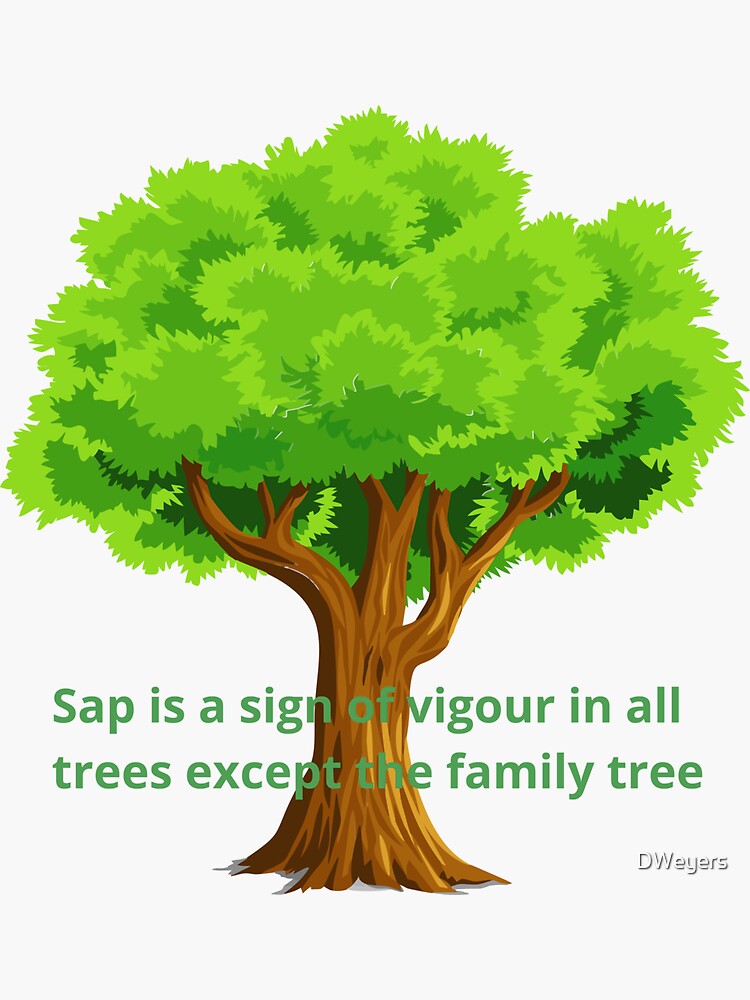 "What is sap? " Sticker for Sale by DWeyers | Redbubble