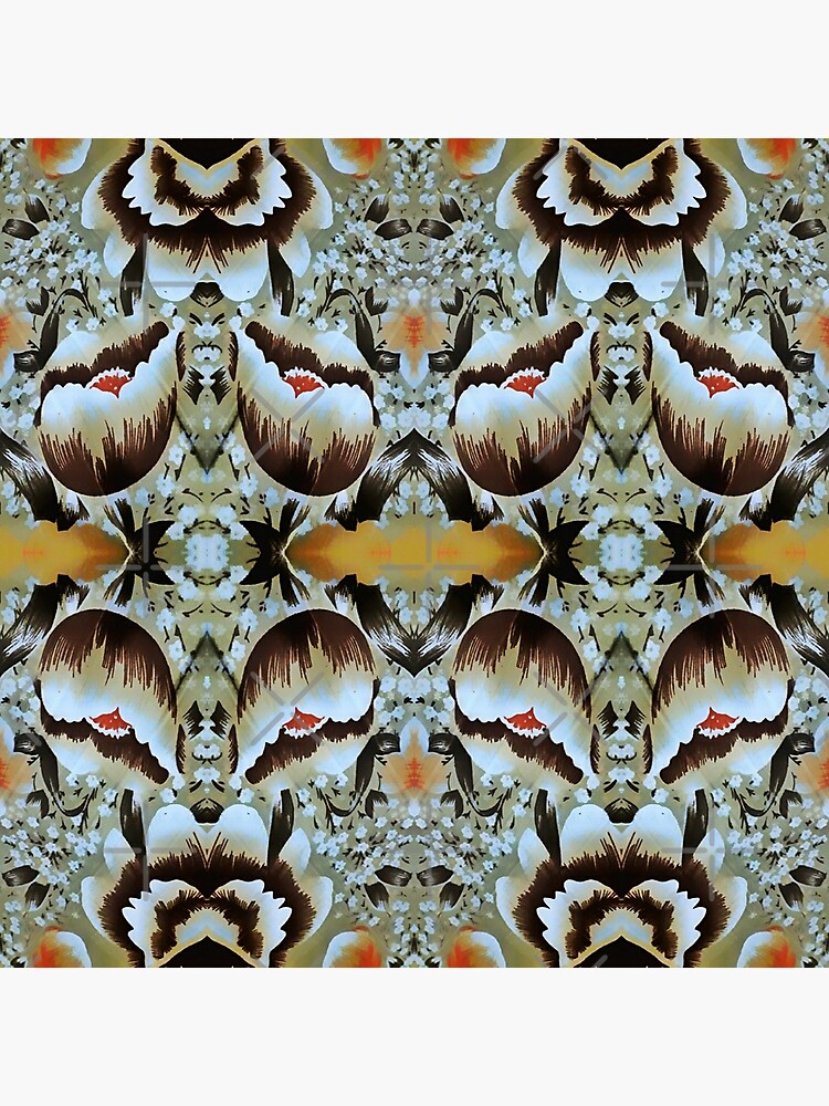 "Seamless floral pattern based on the embroidered flowers of oriental ...