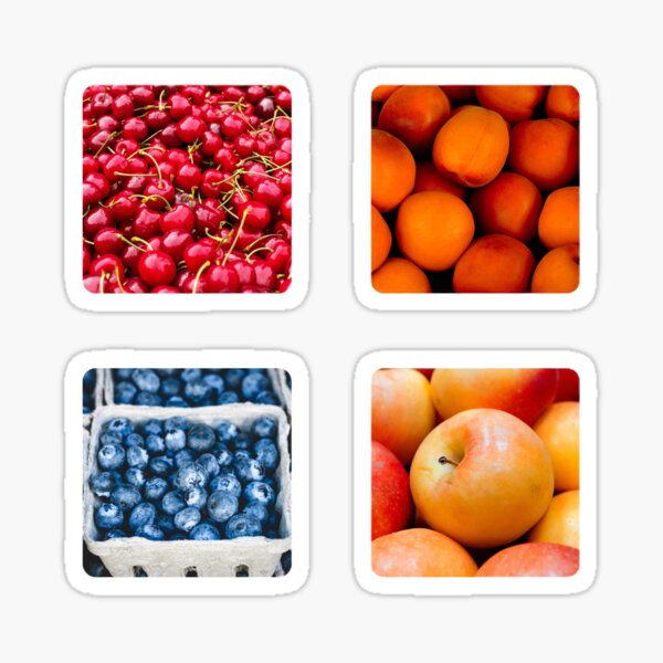 "Fruit Sticker Pack" Sticker by StickersAllOver | Redbubble