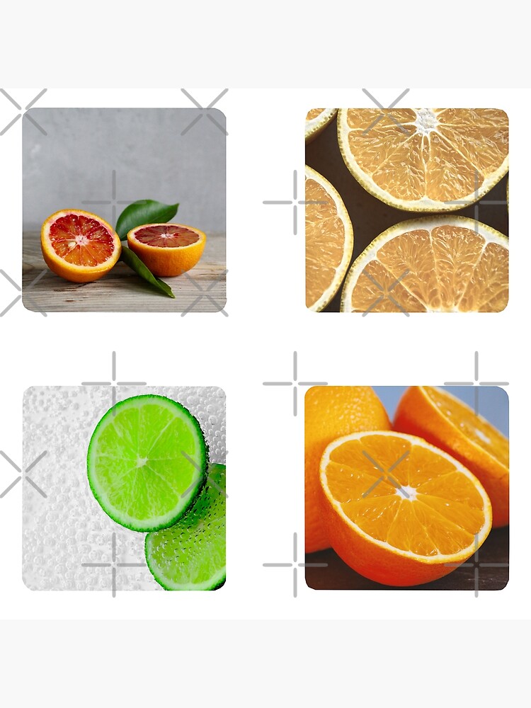 "Citrus Fruit Sticker Pack" Poster for Sale by StickersAllOver | Redbubble