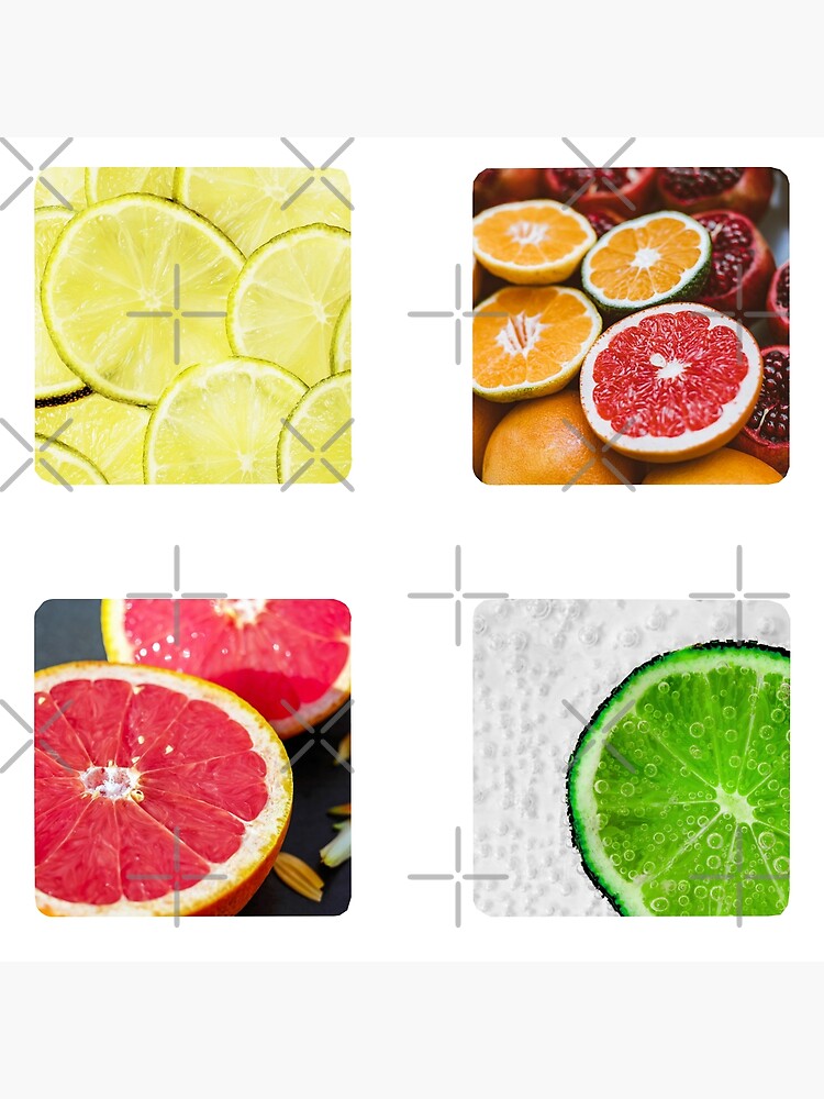 "Citrus Fruit Sticker Pack" Poster for Sale by StickersAllOver | Redbubble