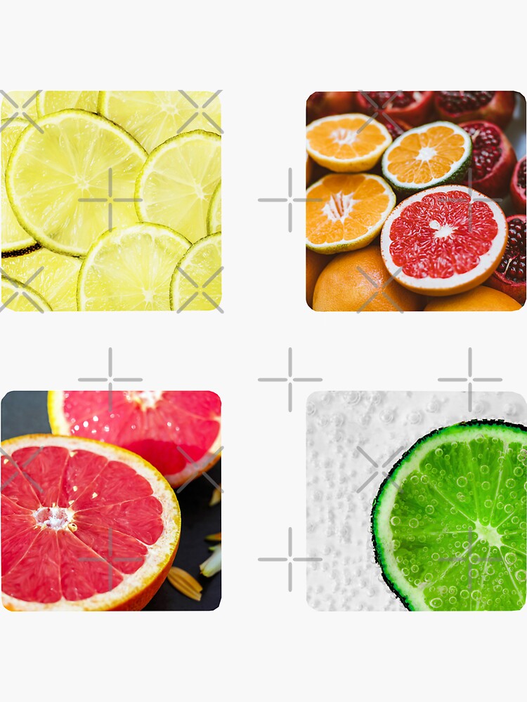 "Citrus Fruit Sticker Pack" Sticker for Sale by StickersAllOver | Redbubble