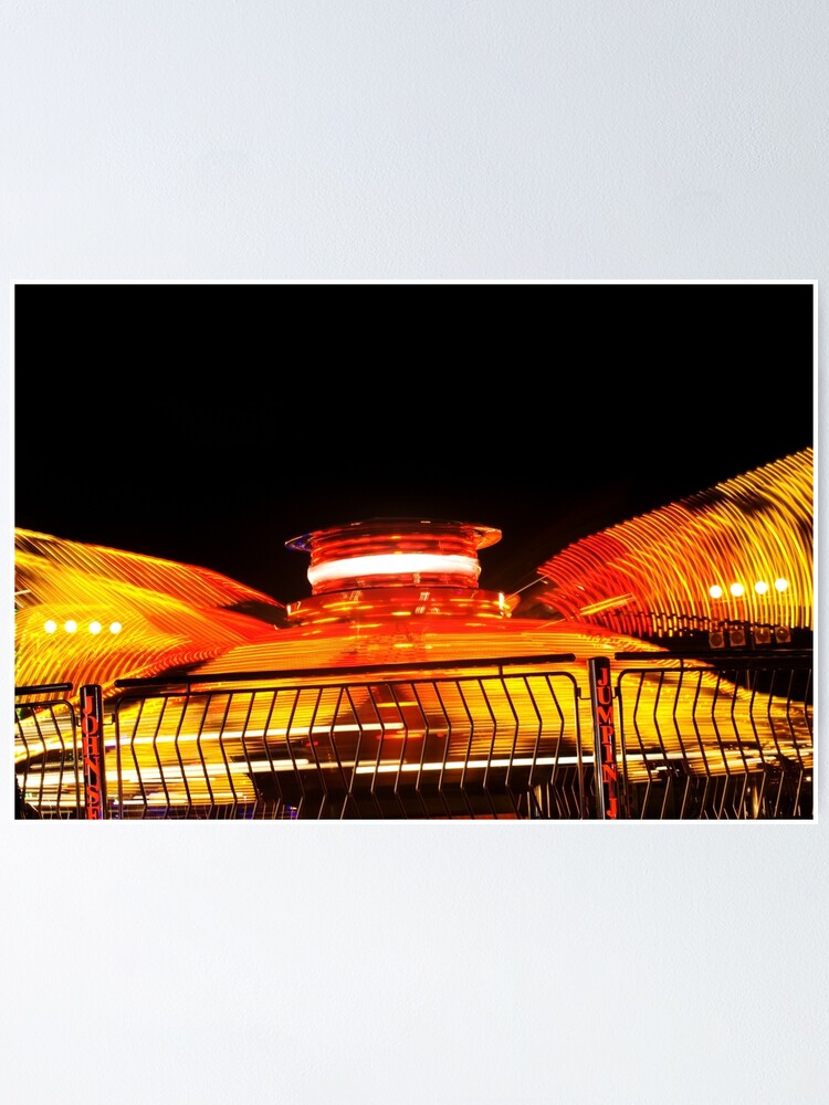 "Funfair Ride 5/5 - Contemporary Fine Art Photography" Poster by B-O-L ...