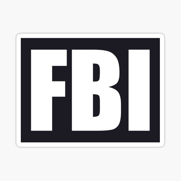 Sticker: Fbi | Redbubble