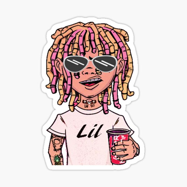 "Cute LILPUMP Logo" Sticker by RyoSaeba90 | Redbubble
