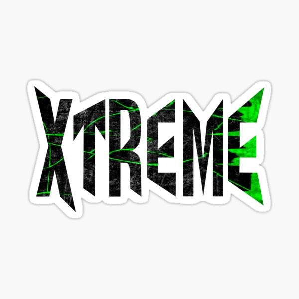 "Xtreme" Sticker for Sale by luchomorto | Redbubble