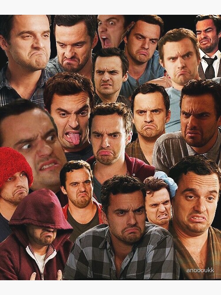 "New Girl - Nick Miller" Art Print by anoooukk | Redbubble