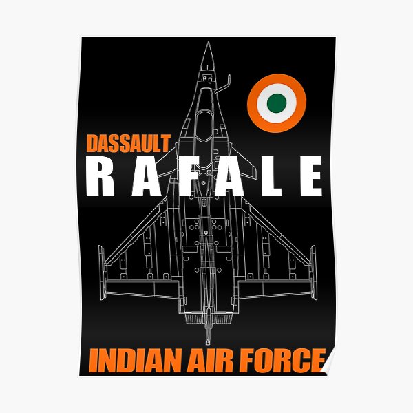 "Dassault Rafale Indian Air Force" Poster by magazinecombate | Redbubble