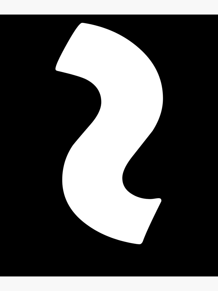 "Backwards Letter S" Poster by Well-Merch | Redbubble