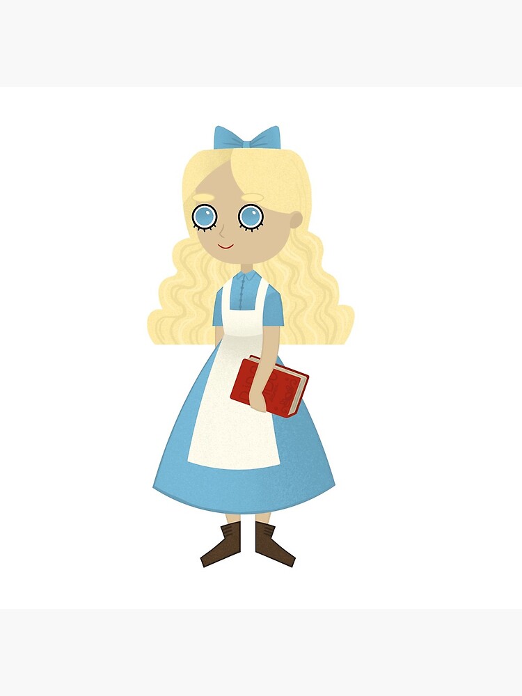 Lámina fotográfica «Alicia en el país de las maravillas estilo de dibujos animados» de Sticker ...