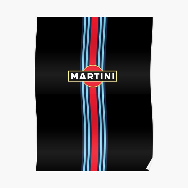 "Martini Racing Stripe" Poster by Keyur44 | Redbubble