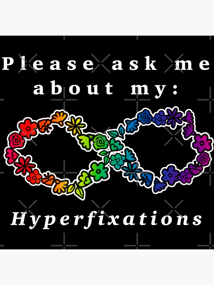 "Please ask me about my:" Sticker by spectre15arts | Redbubble