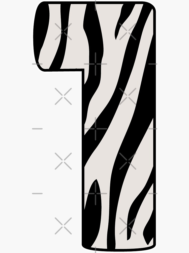 "Kid Zebra 1st Birthday, 1 Year Old Wild Animal, Number One Safari Zoo ...