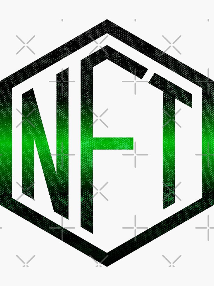 "Simple Nft Logo" Sticker for Sale by infleims | Redbubble