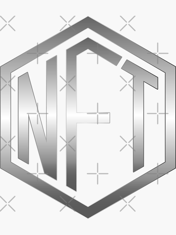 "Simple Nft Logo" Sticker for Sale by infleims | Redbubble