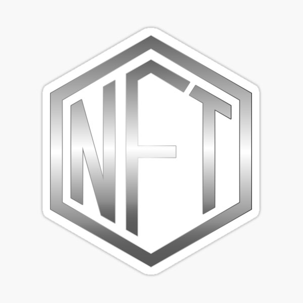"Simple Nft Logo" Sticker for Sale by infleims | Redbubble