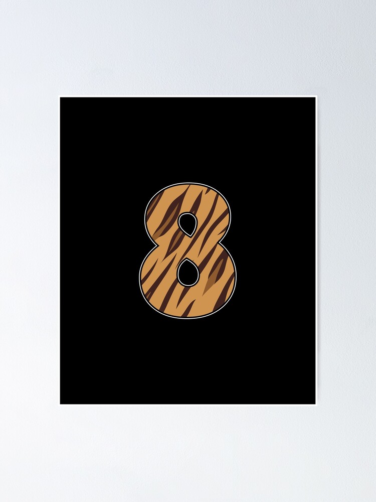 "Kid Tiger 8th Birthday, 8 Years Old Wild Animal, Number Eight Safari ...