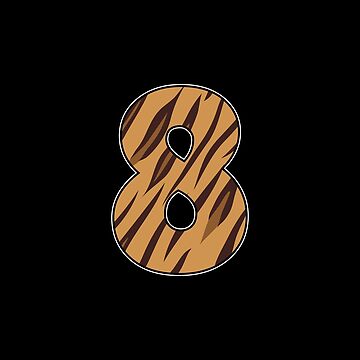 "Kid Tiger 8th Birthday, 8 Years Old Wild Animal, Number Eight Safari ...