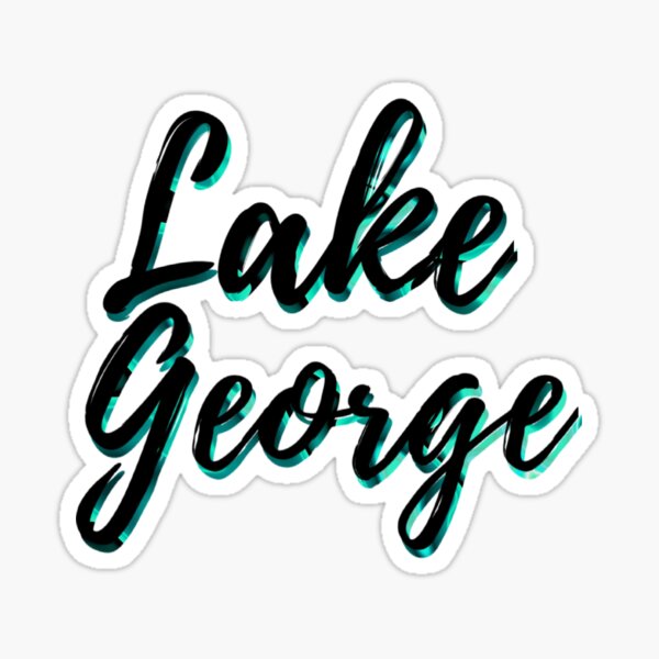 "Lake George (12)" Sticker by ArcherAshleyArt | Redbubble