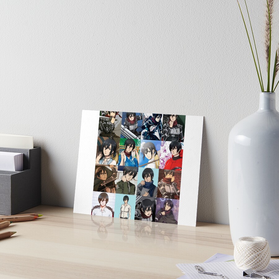 "Mikasa ART MAPPA snk aot" Art Board Print by xxsoraXIII | Redbubble