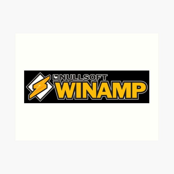 "Nullsoft Winamp Music Player Logo" Art Print for Sale by fomodesigns | Redbubble
