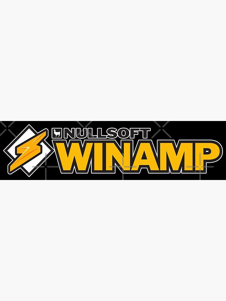 "Nullsoft Winamp Music Player Logo" Art Print for Sale by fomodesigns ...