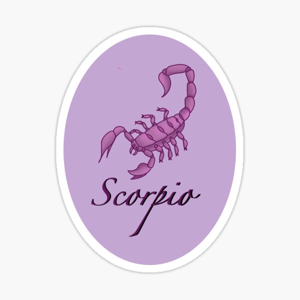 "Scorpio" Sticker for Sale by Jvstrob | Redbubble
