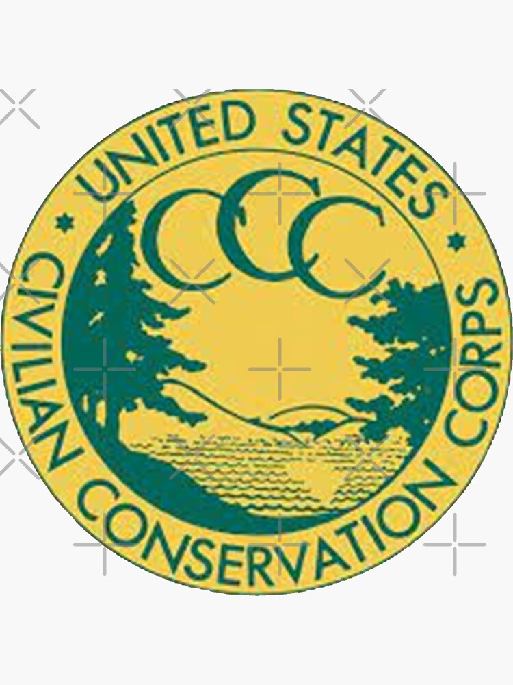 "The Civilian Conservation Corps" Sticker for Sale by triplew427 ...