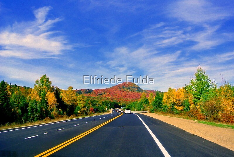 "Highway 125, Quebec, Canada 2014" by Elfriede Fulda | Redbubble