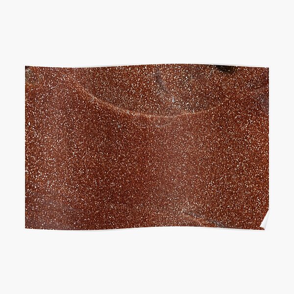 "Macro photo of Goldstone glass" Poster by Zosimus | Redbubble