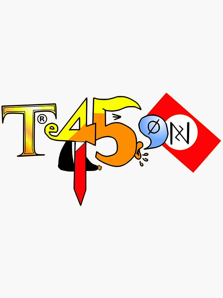 "TRE45ON" Sticker for Sale by Zilla-Does-Art | Redbubble