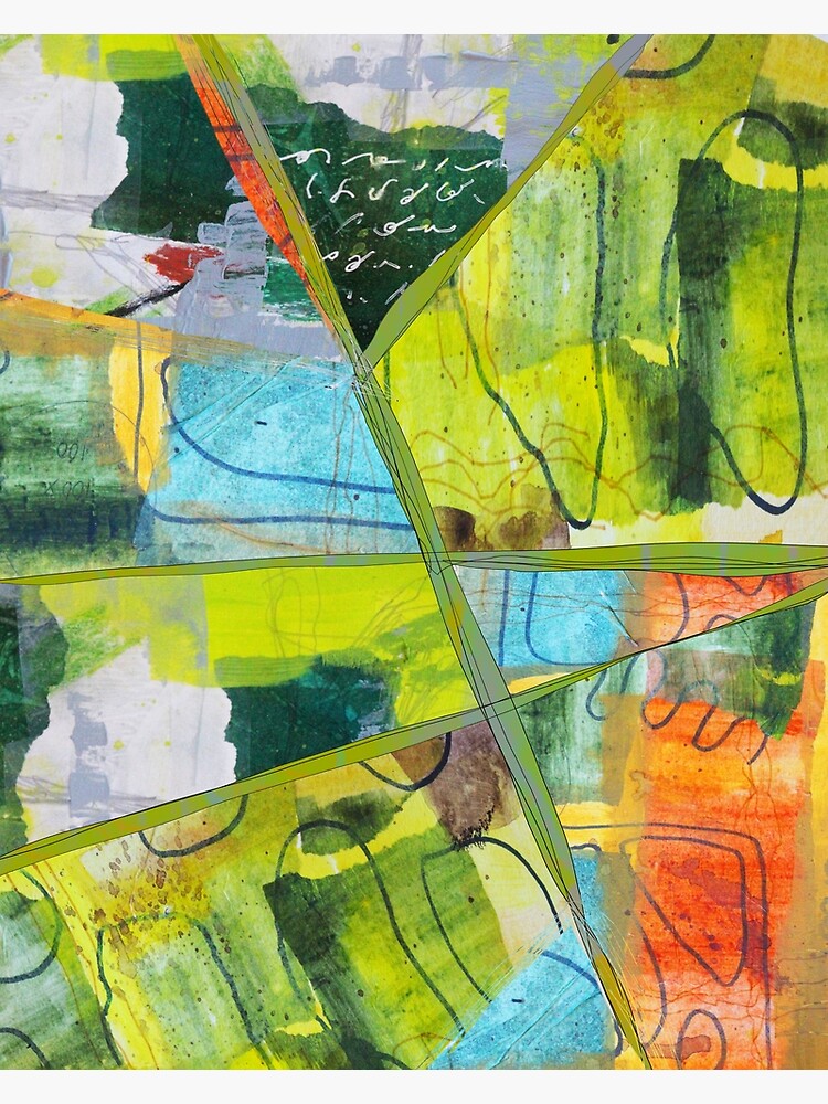 "Messy Mixed Media Collage Art" Poster for Sale by NancyMerkle | Redbubble