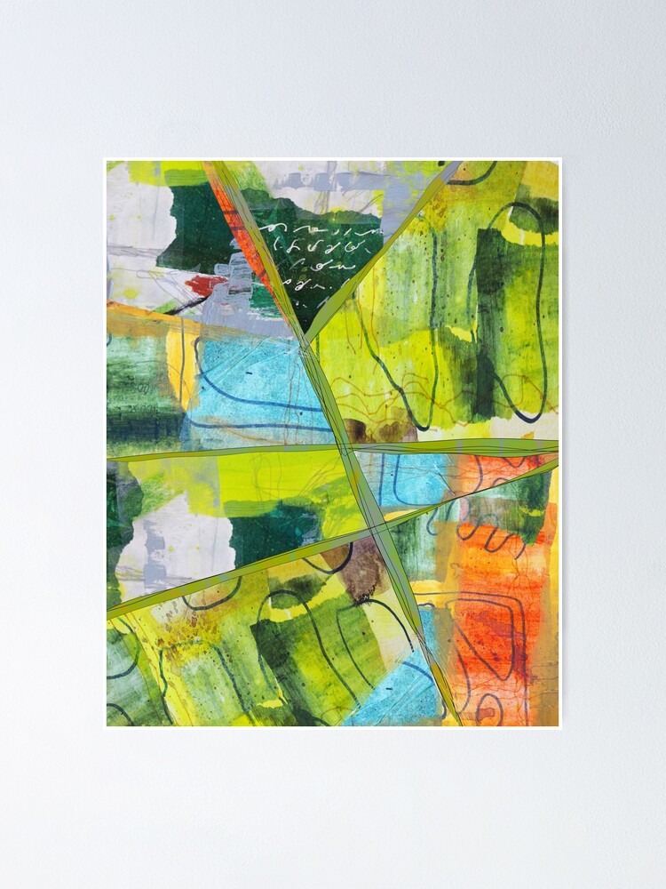 "Messy Mixed Media Collage Art" Poster for Sale by NancyMerkle | Redbubble