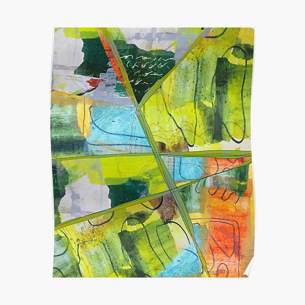 "Messy Mixed Media Collage Art" Poster for Sale by NancyMerkle | Redbubble