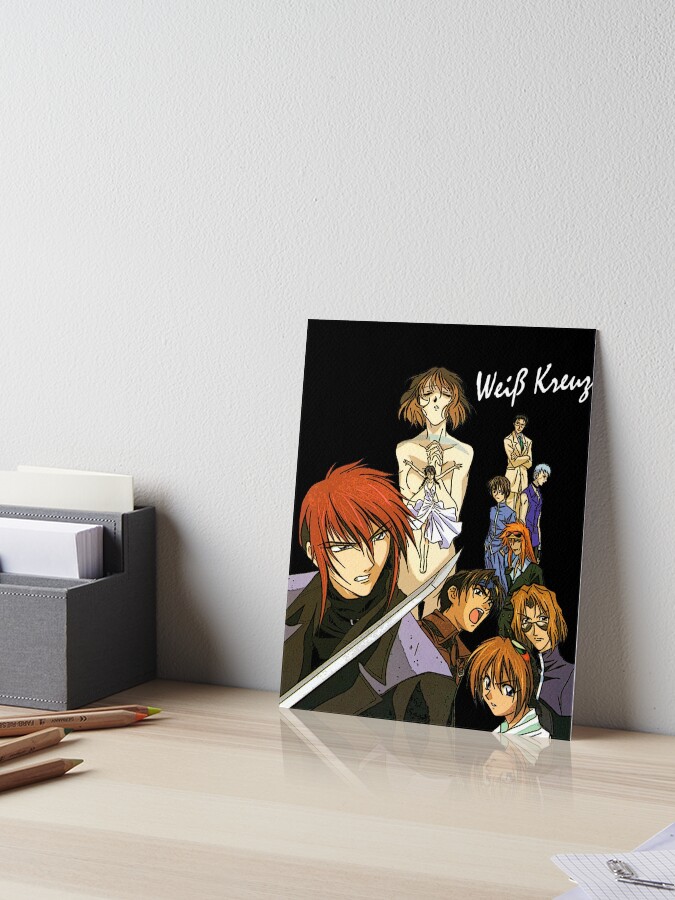 "Weiss Kreuz Knight Hunters Anime 90s Retro Cast" Art Board Print for ...