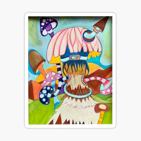 "Shroom Series 2" Sticker for Sale by KylaMackGallery | Redbubble