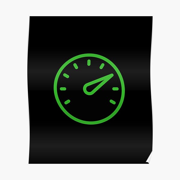 "CARGUY Speedometer" Poster for Sale by funtasticstyle | Redbubble