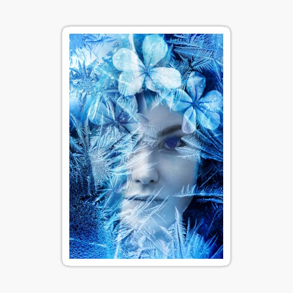 "Winter Blue" Sticker for Sale by tjimageart | Redbubble