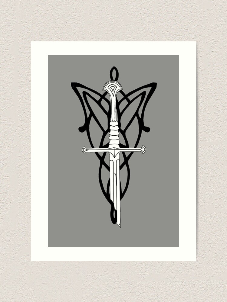 "Elessar - Return of the king" Art Print for Sale by McShopOn | Redbubble