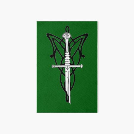 "Elessar - Return of the king" Art Board Print for Sale by McShopOn ...