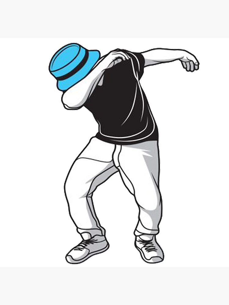"Dabbing Guy Hipster Meme" Poster by Rebuff | Redbubble