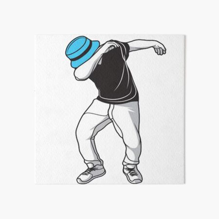 "Dabbing Guy Hipster Meme" Art Board Print by Rebuff | Redbubble