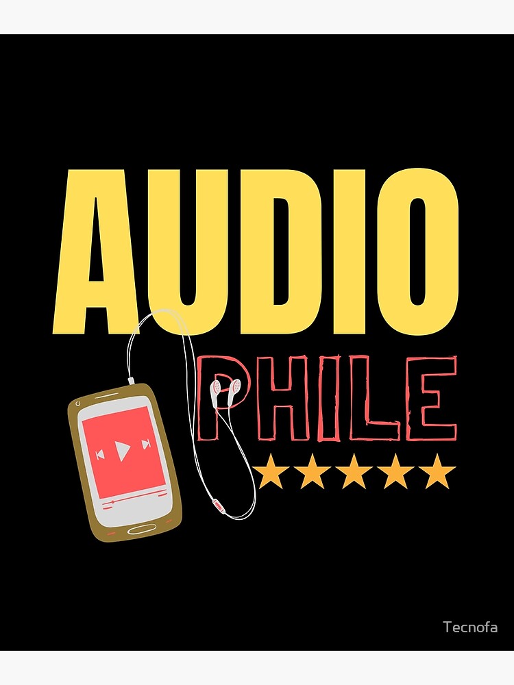 "Audiophile Aesthetic" Poster for Sale by Tecnofa | Redbubble
