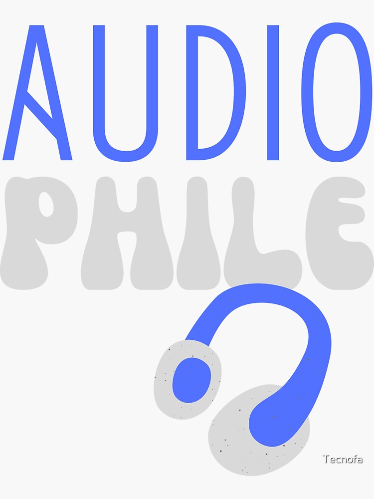 "Audiophile Aesthetic" Sticker for Sale by Tecnofa | Redbubble