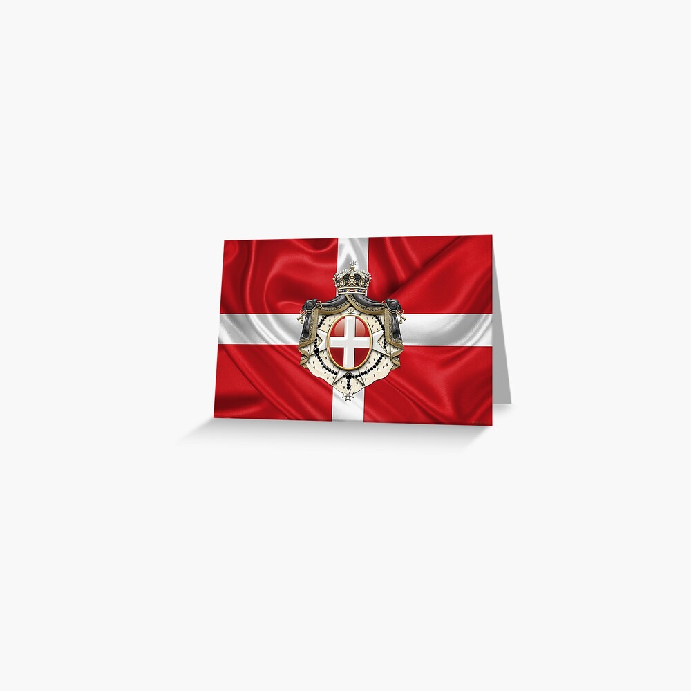"Sovereign Military Order of Malta – SMOM Coat of Arms over Flag ...