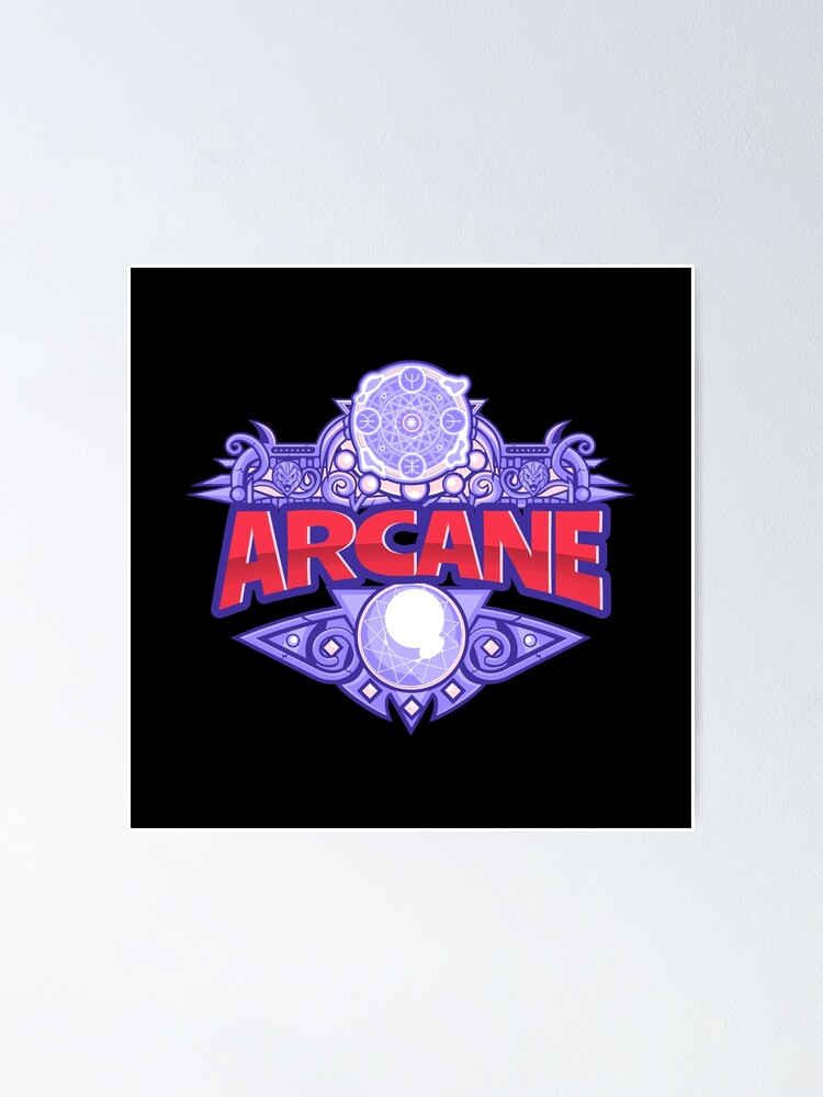"Arcane League Symbol Sigel Legends Badge Parody Design " Poster by ...